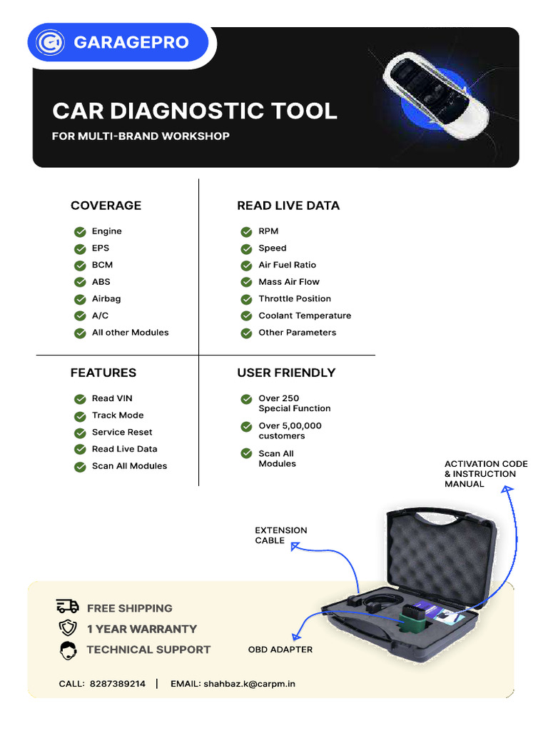 Multi-Brand Car Diagnostic Tool | PDF