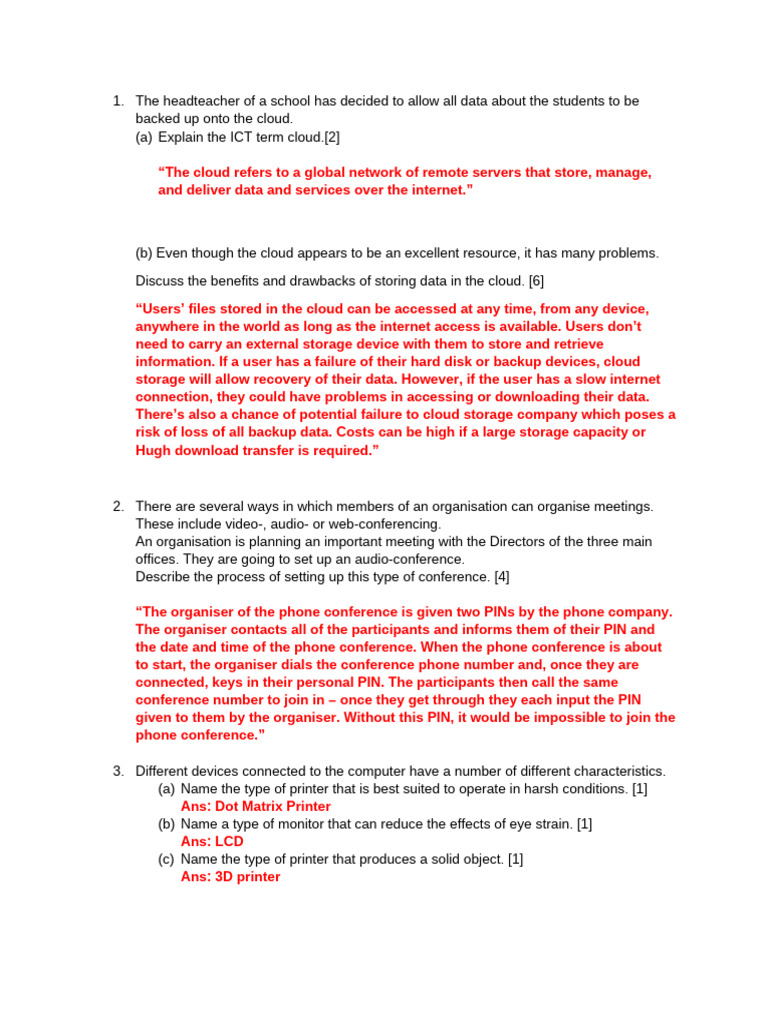 Ans | PDF | Cloud Computing | Backup