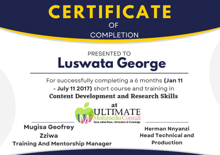 Certificate CDR | PDF