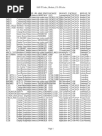 Sap Ps Important T-Codes T-Code Descriptions | PDF | Business | Economies