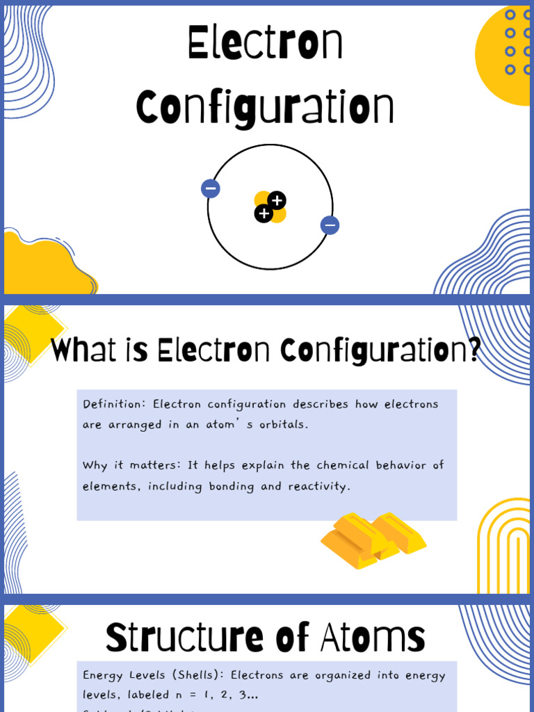 Electron Configuration - PDF 2 | PDF