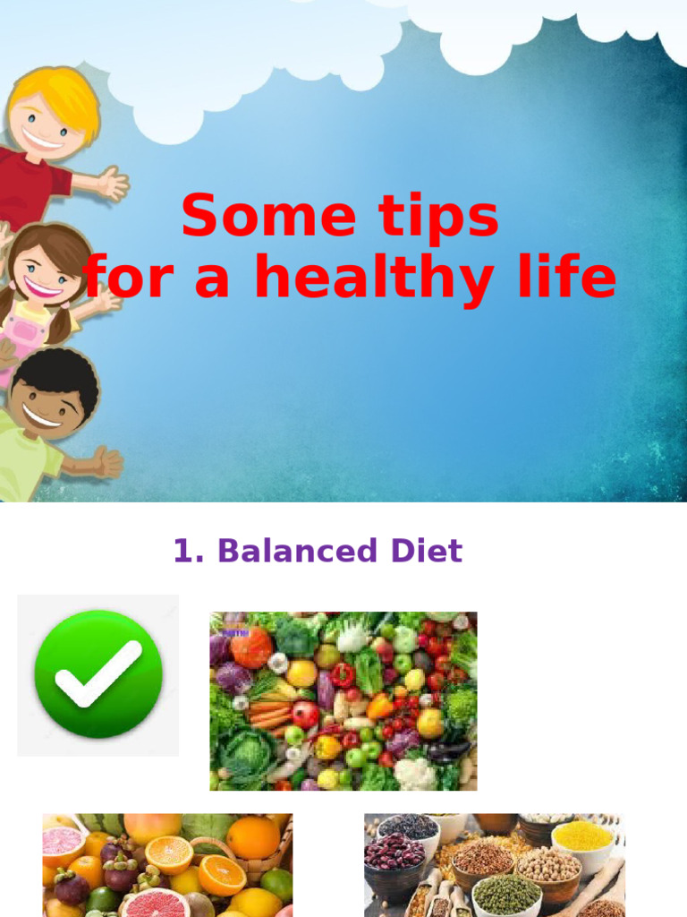 Healthy Lifestyle Tips | PDF