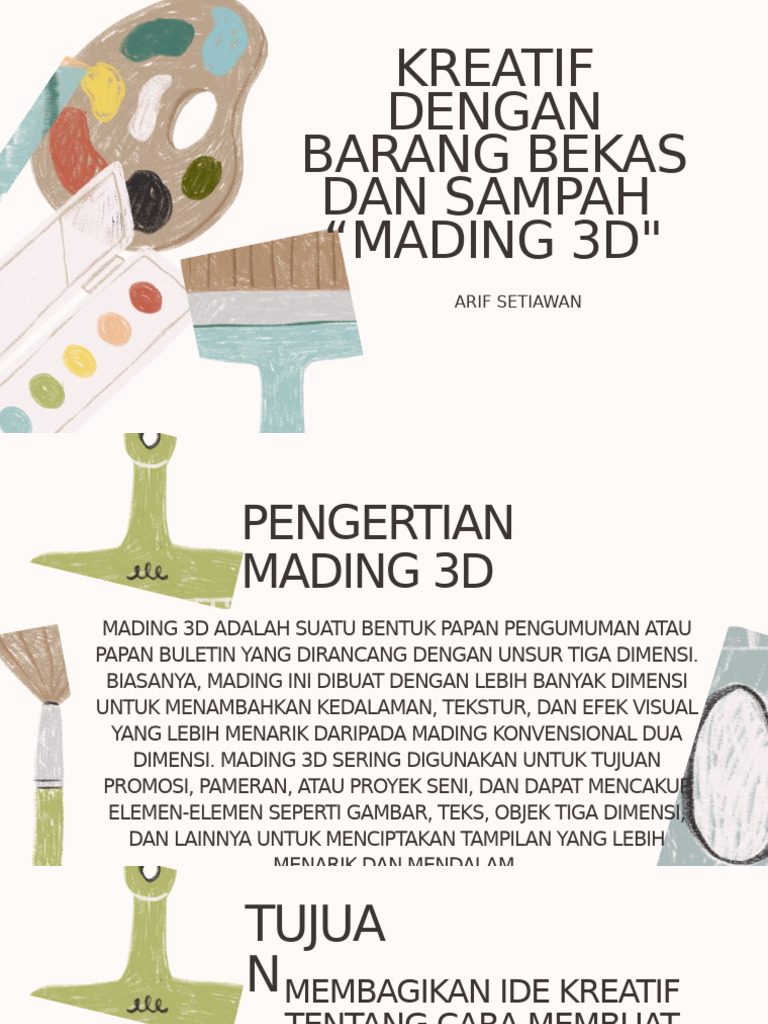 buatkan presentasi membuat poster 10 slide - Presentation (1) | PDF
