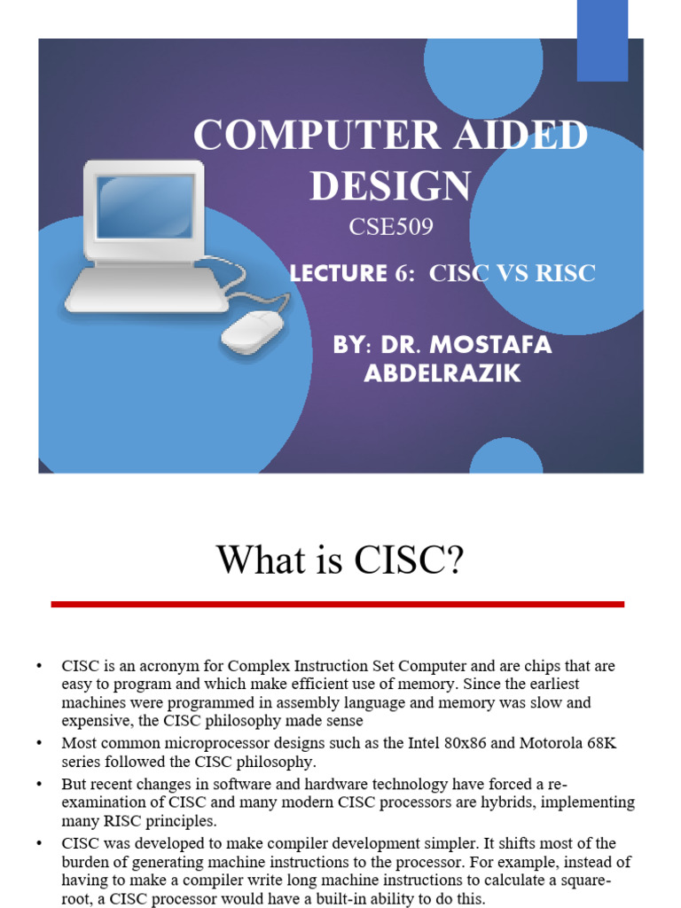 Lecture6 509 | PDF | Central Processing Unit | Computer Architecture