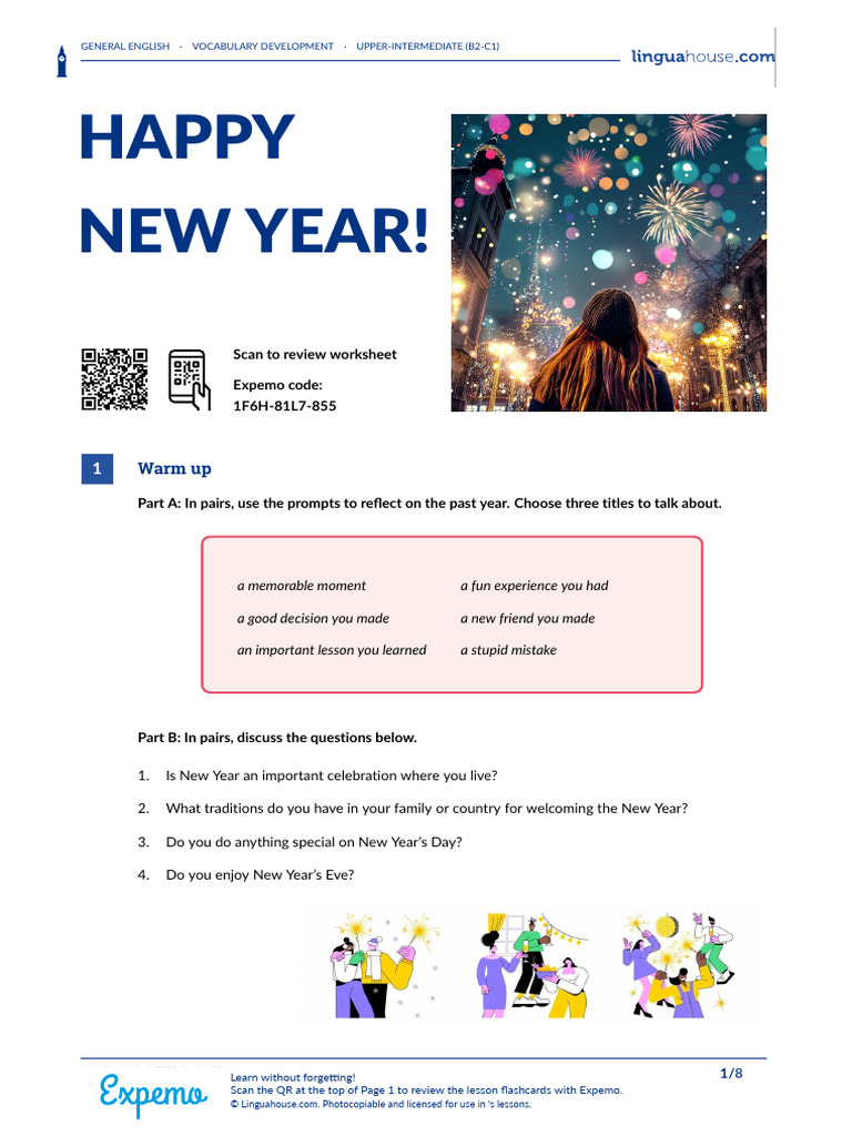 2025 New Year Class Plan For B2 Students | PDF