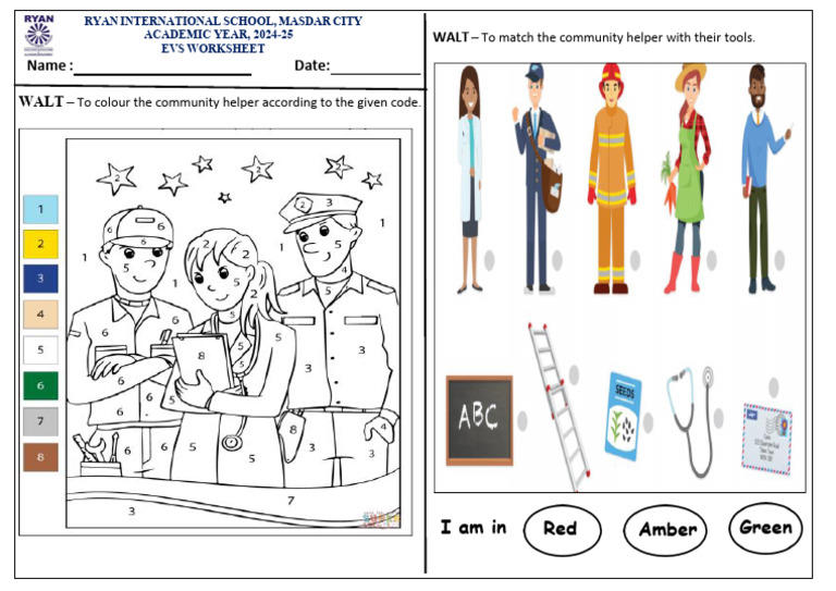 Community Helperworksheet | PDF