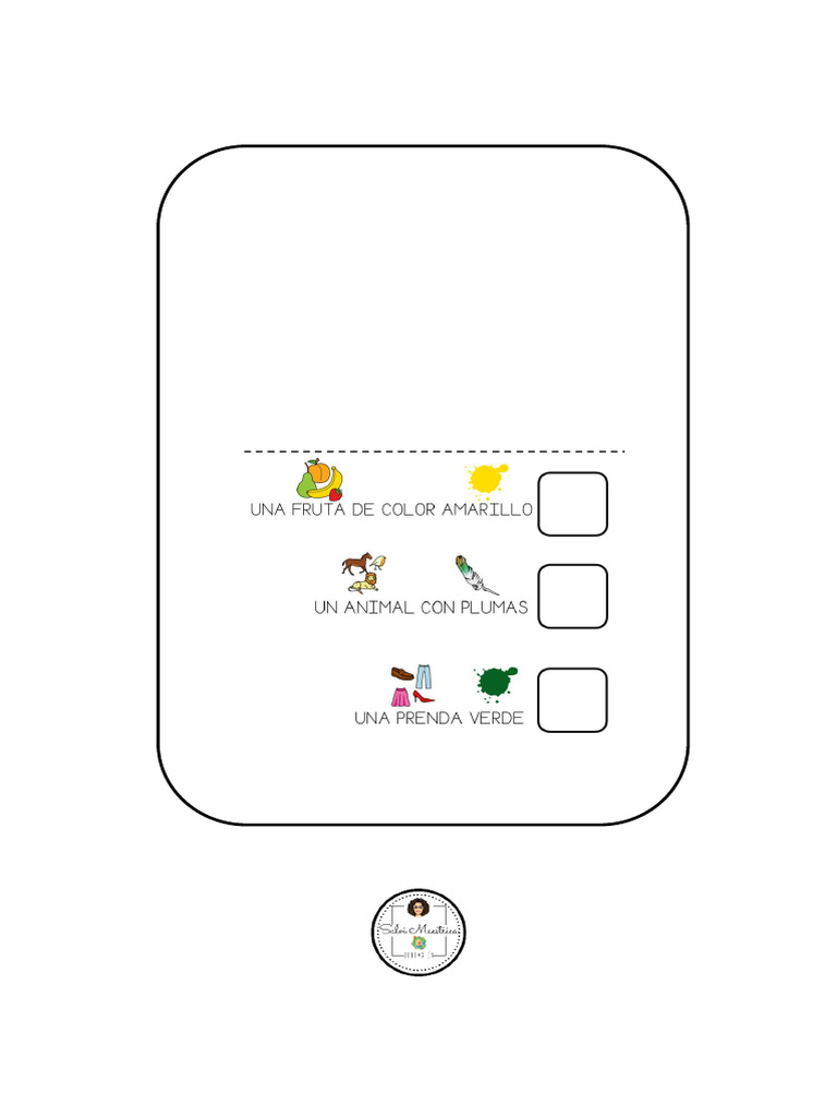Pictogramas Educativos para Niños | PDF