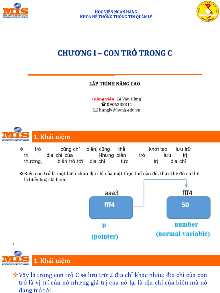 Chuong 1 - Con Tro Trong C | PDF