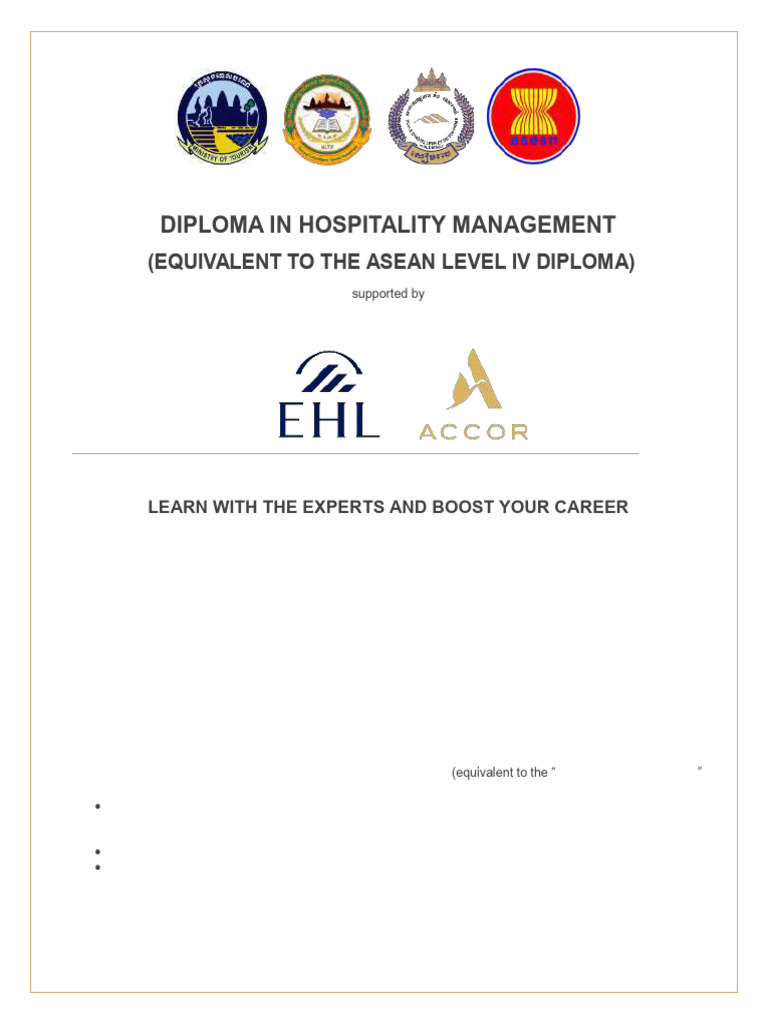 DHM-Program-brochure-hospitality-management | PDF