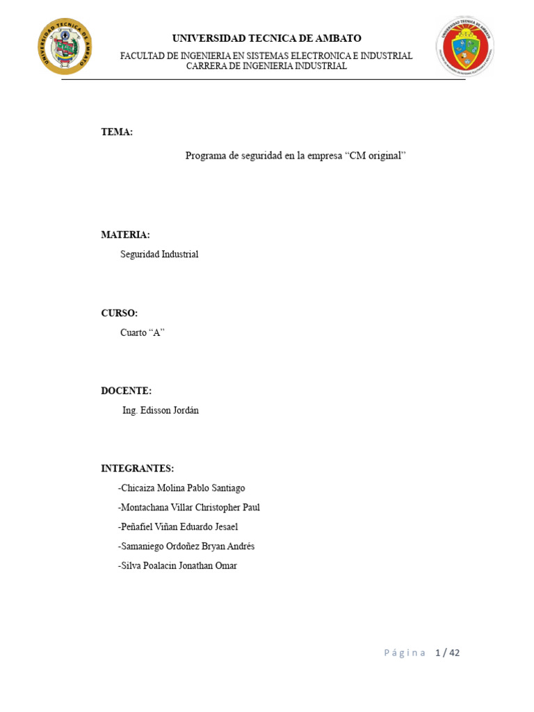 Informe CM Original | PDF | Business | La seguridad informática