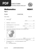 Elective Mathematics Super Mock 2025 | PDF | Acceleration | Velocity