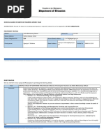 Sample School-Based INSET Plan | PDF | Educational Assessment | Learning
