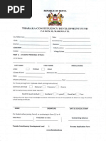 TSC Bank Form | PDF