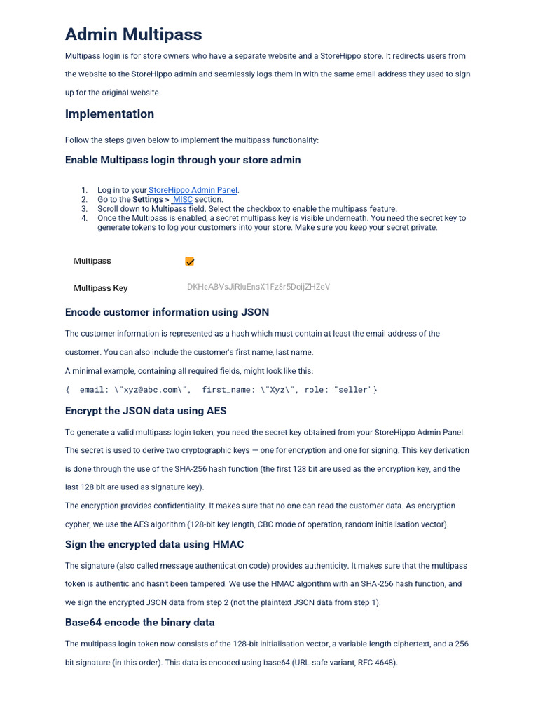 Admin Multipass | PDF | Encryption | Key (Cryptography)