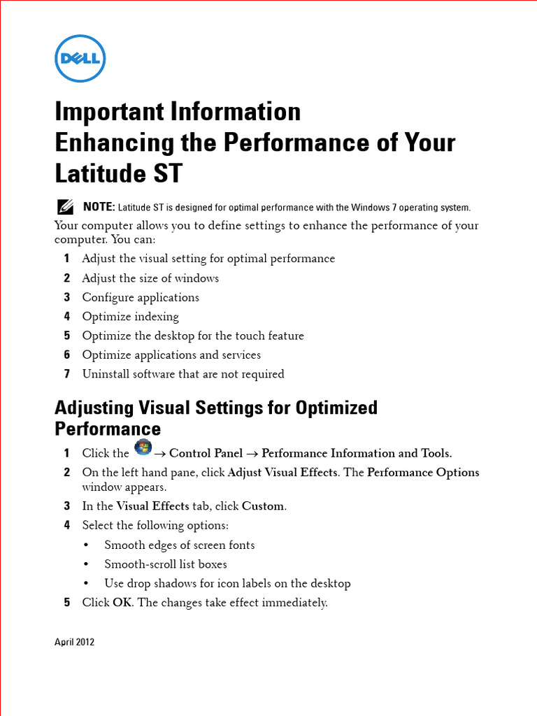 Latitude-St - User's Guide2 - En-Us | PDF | Window (Computing) | Microsoft Windows