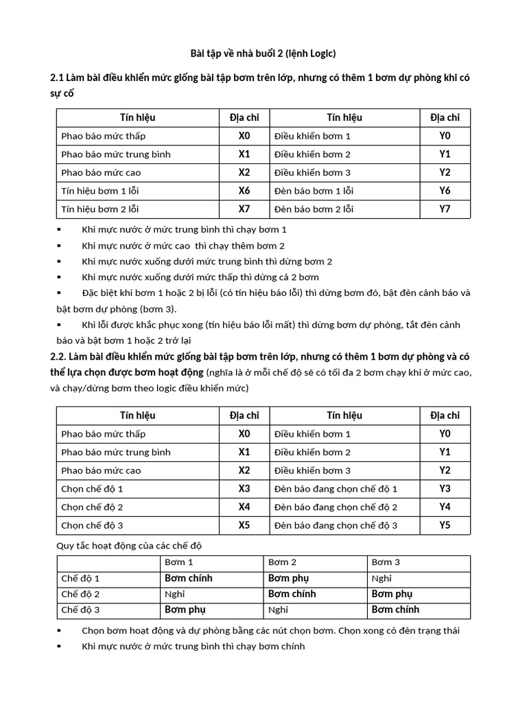 Bai Tap Buoi 2 | PDF