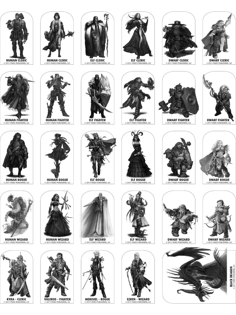 Beginner Box Token Sheets PDF | PDF | D20 System | Gary Gygax Games