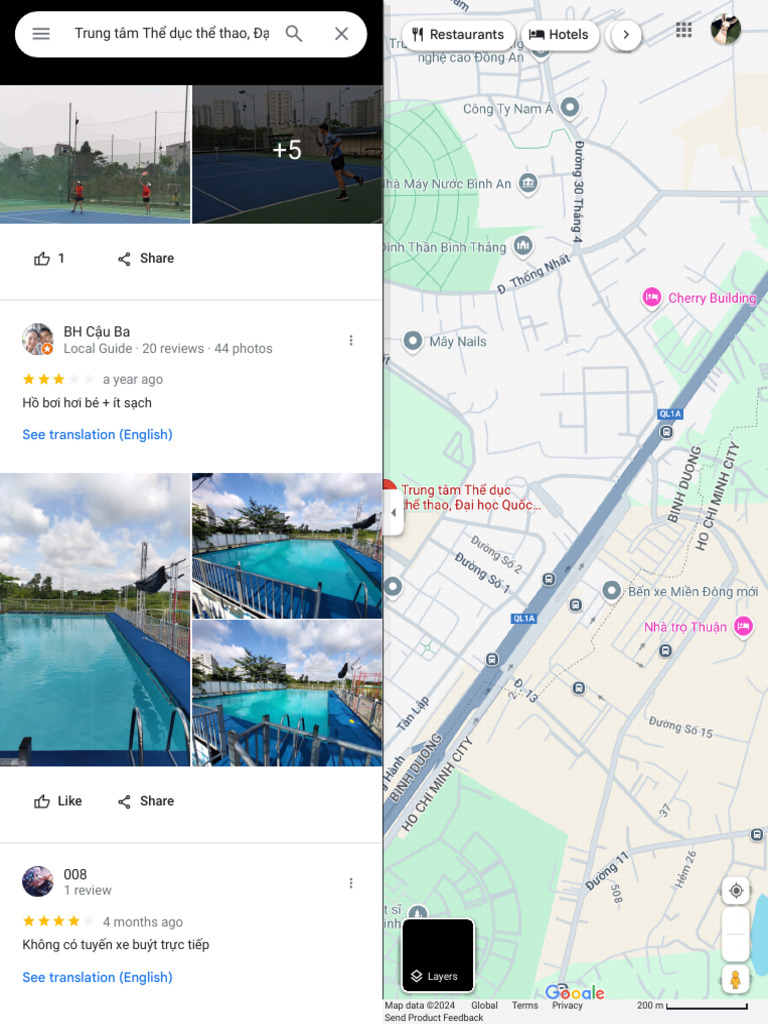 Trung tâm Thể dục thể thao, Đại học Quốc gia TP.HCM - Google Maps | PDF