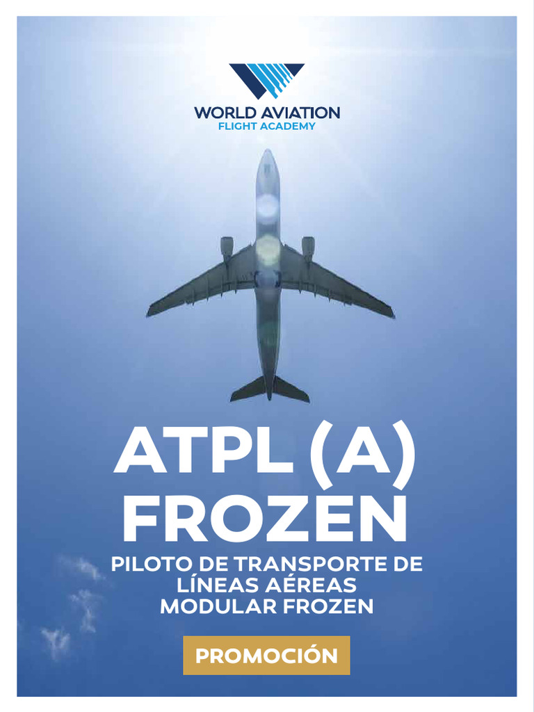 Promo ATPL Frozen - Web | PDF | Aviación | Aeronáutica