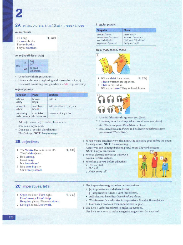 Unit 2 | PDF | Plural | Adjective