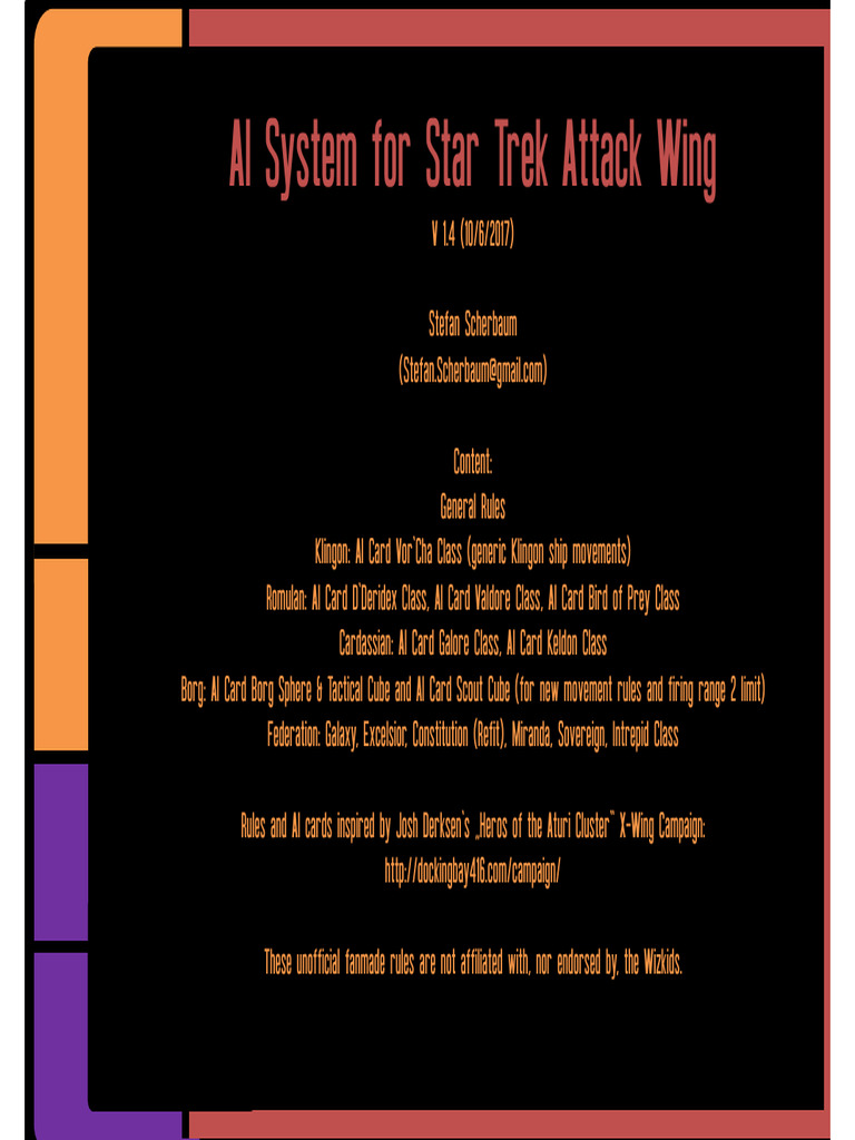 AI_Cards_1.4 | PDF | Cardassian | Star Trek