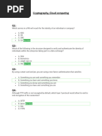 Cryptography Quiz Results and Insights | PDF | Public Key Cryptography ...