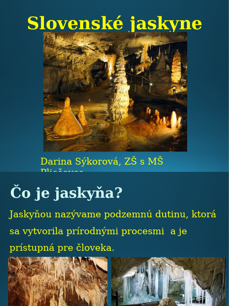 Slovenské Jaskyne | PDF