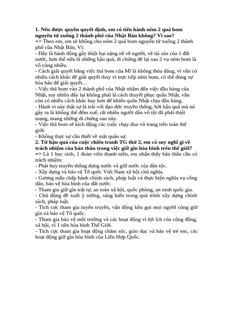 Bai Kiem Tra Su 15p | PDF