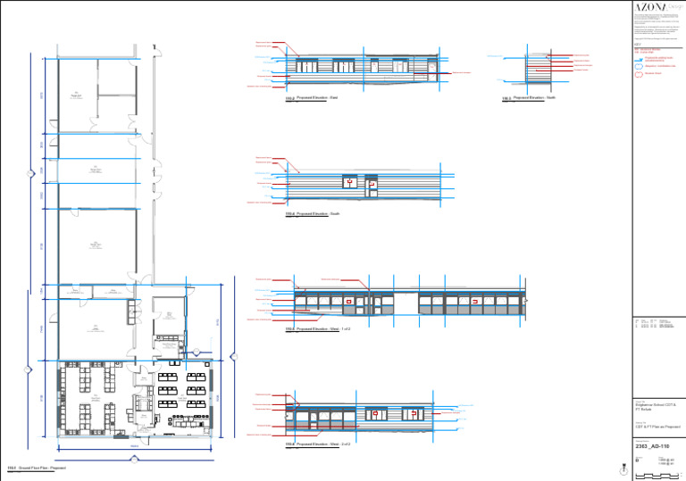 Appendix A1 Architect - 2363 - AD-110D - CDT - FT Plan As Proposed | PDF