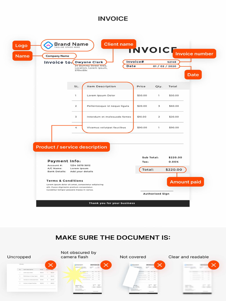 Invoice Standard Format | PDF