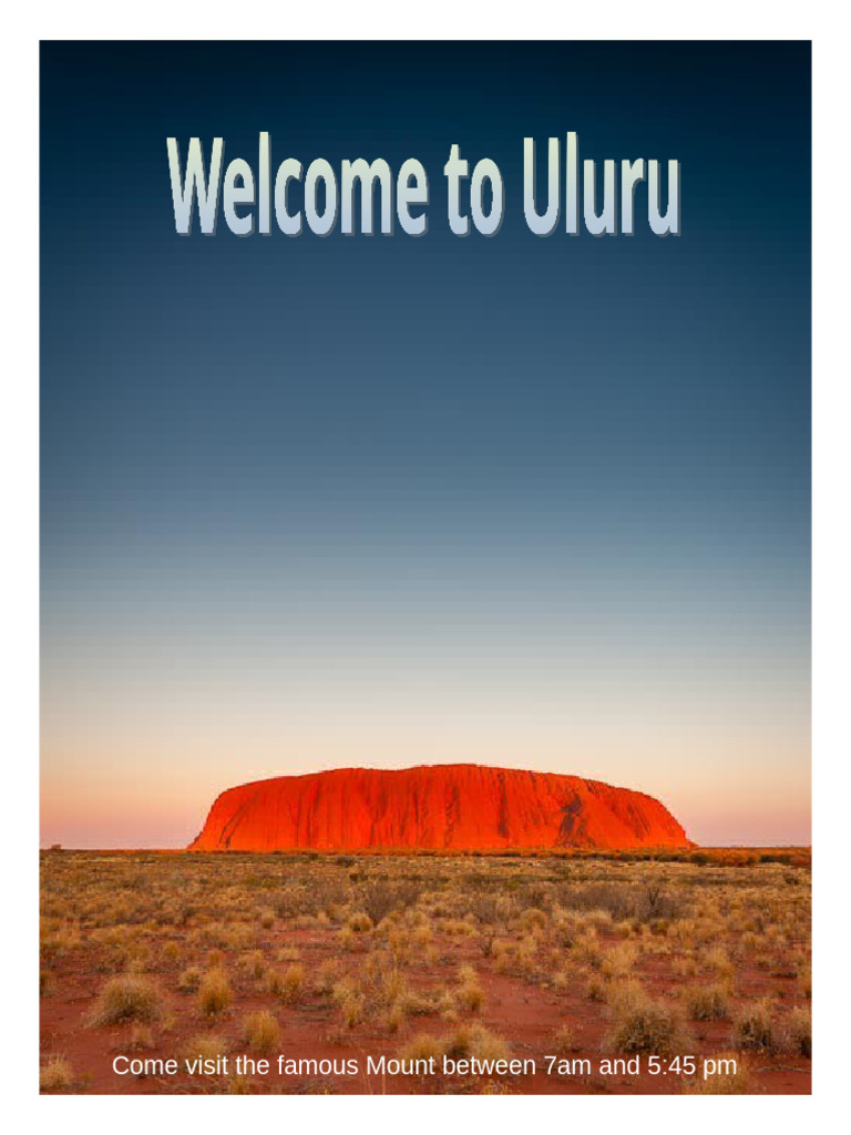 Flyer Uluru | PDF