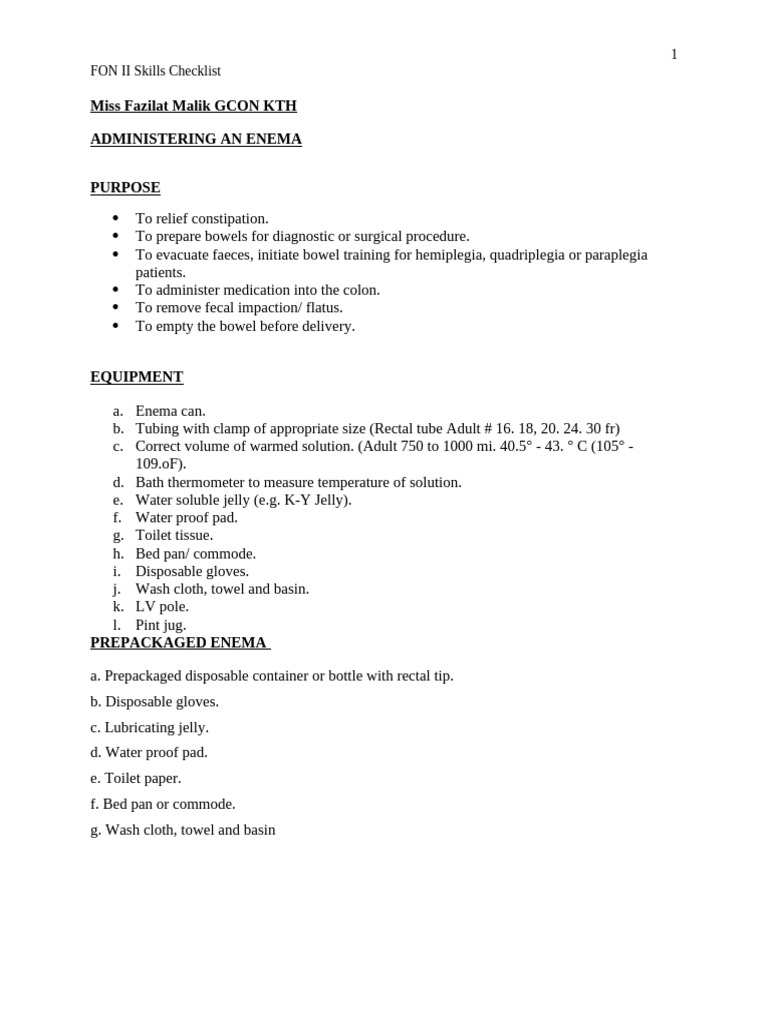 Kmu Cheak List For Second Samester | PDF | Rectum