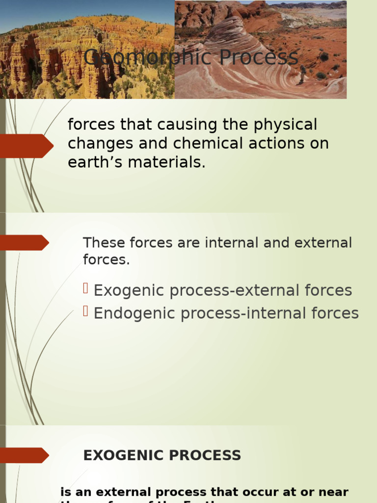 EXOGENIC-PROCESSESWEATHERING | PDF | Erosion | Weathering
