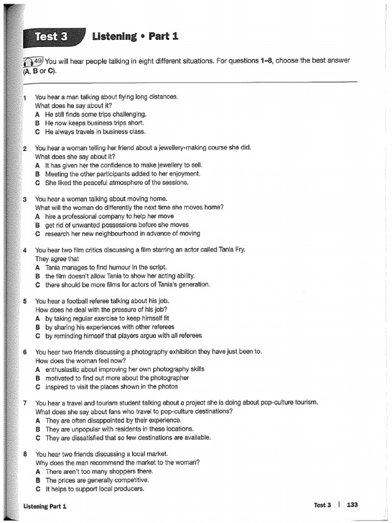 Trainer 2 Listening Exam 3 | PDF
