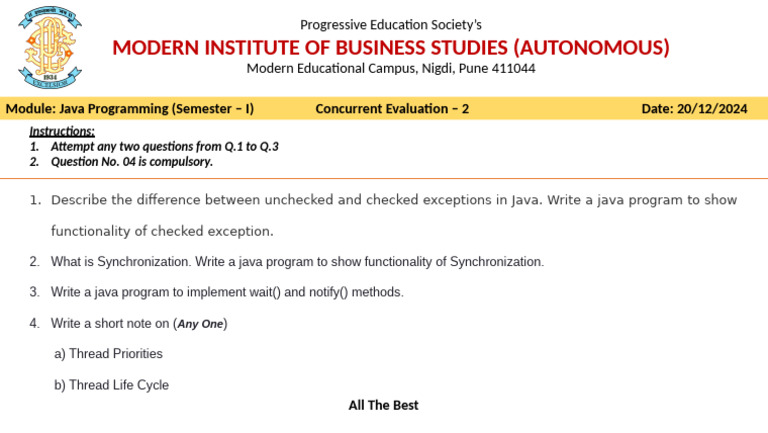 Concurrent Evaluation 2 Pdf 