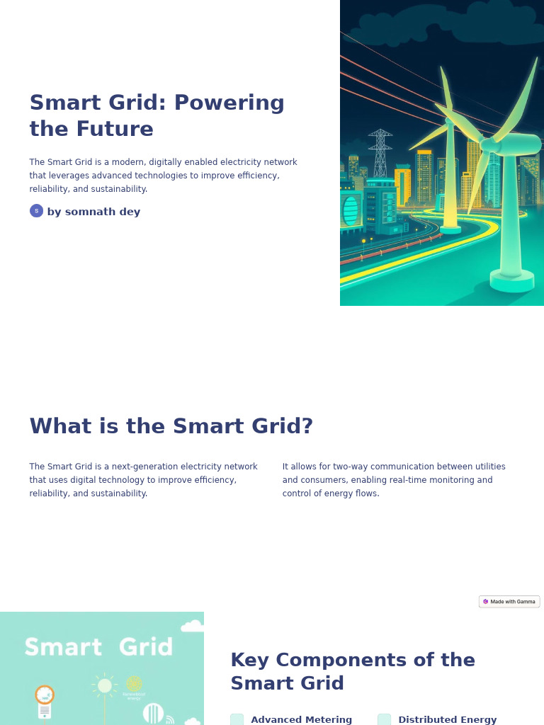 Smart Grid Powering The Future | PDF | Smart Grid | Electrical Grid