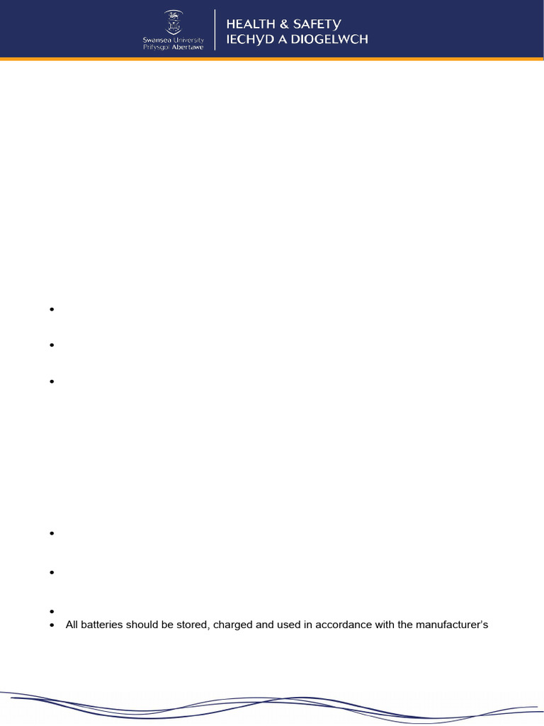 Lithium Battery SOP: Storage & Disposal | PDF | Lithium Ion Battery ...