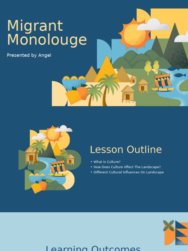 Cultural Landscapes Education Presentation in A Dark Blue Style | PDF ...