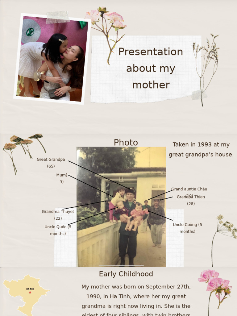 Presentation About My Mother | PDF