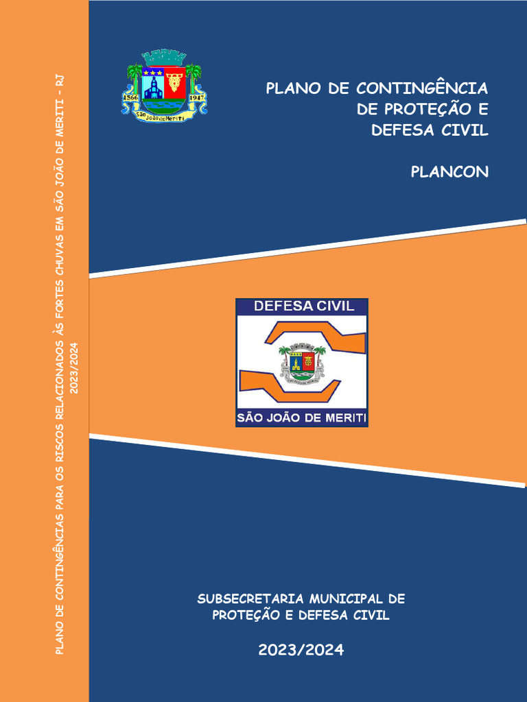 PLANCON_2023_2024 (2) | PDF | Enchente | Meteorologia