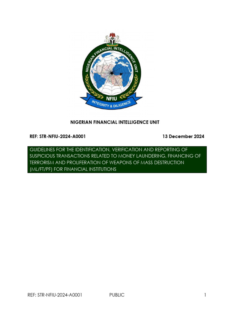 Reporting Suspicious Transactions | PDF | Identity Document