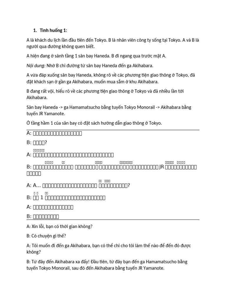 Kaiwa tuần 2 | PDF