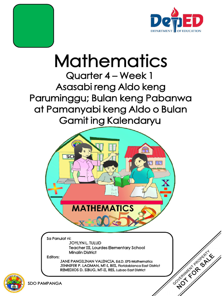 Math1 Q4 Week1 M1 22p | PDF