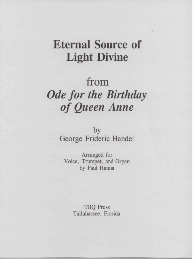 Eternal Source of Light Divine | PDF