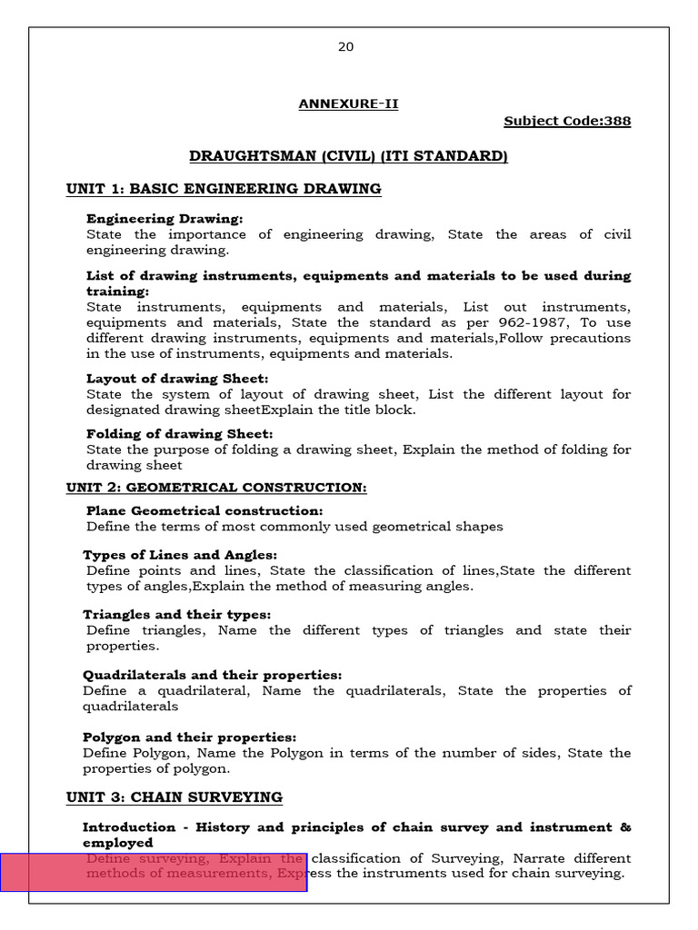 Ri Syllabus | PDF | Compass | Surveying