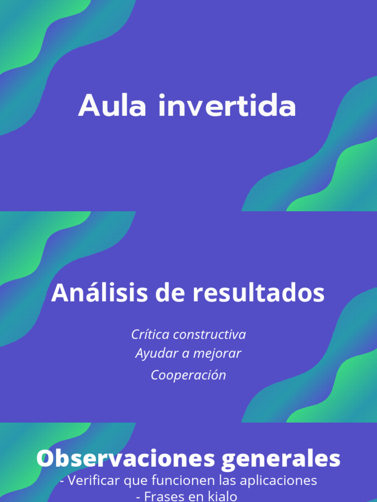 Aula Invertida | PDF | Comunicación humana | Aprendizaje