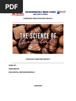 Class 12 Chocolate Analysis Project | PDF | Chocolate | Nature
