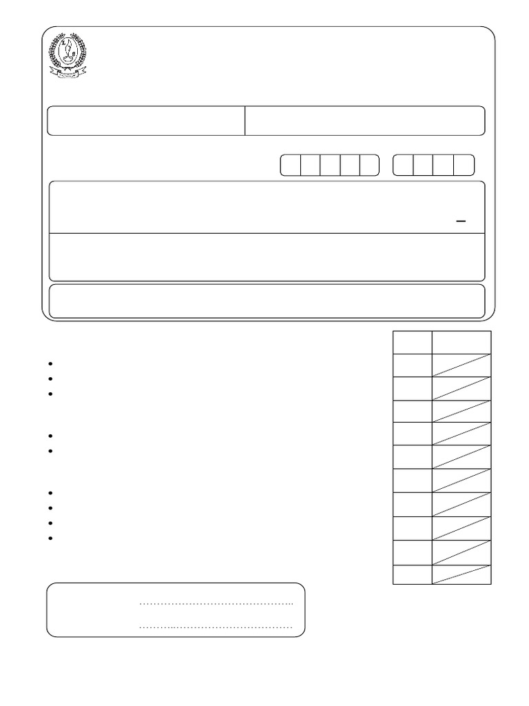 Leeds International School Past Paper - Form I Civic Qp | PDF