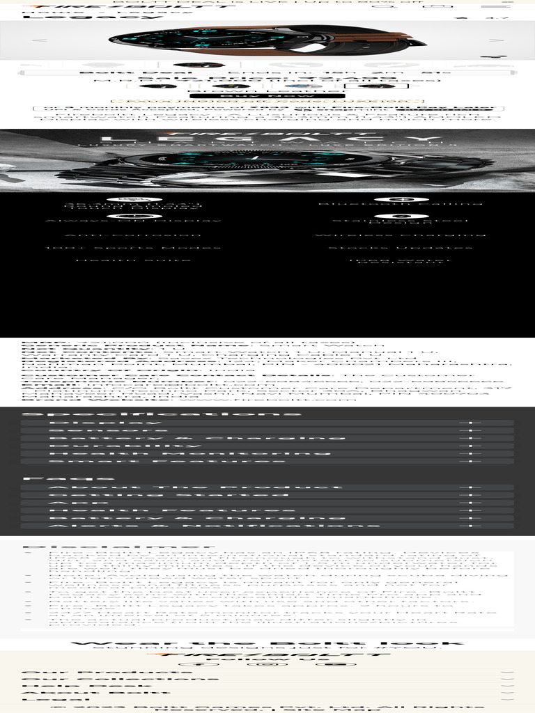 Fire-Boltt Legacy 1.43amoled Display, Steel Body | PDF | Smartwatch ...