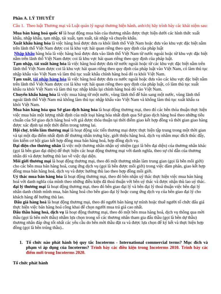 XNK Bản Chính | PDF